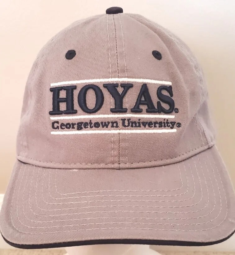 Vintage Georgetown Hoyas The Game Split Bar Strapback Cap Hat | eBay