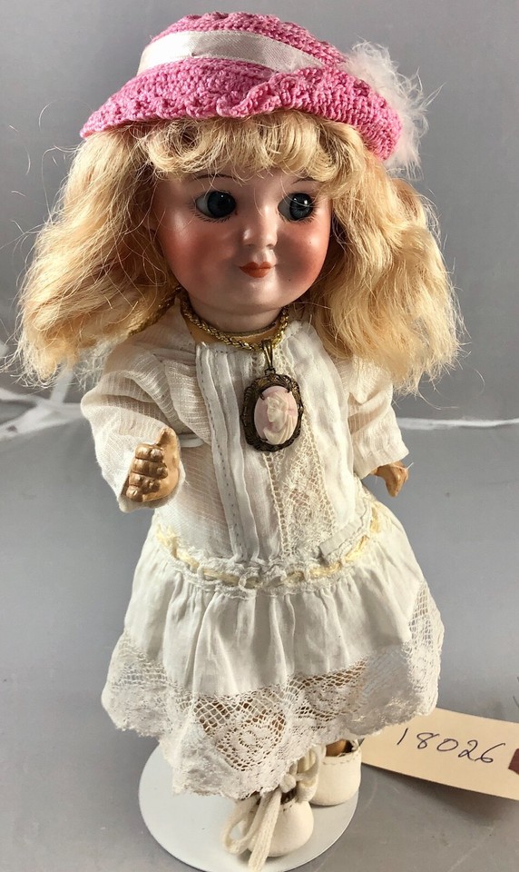 10" Antique German Bisque Head Demacol Googly Doll! Elegant! Rare ...