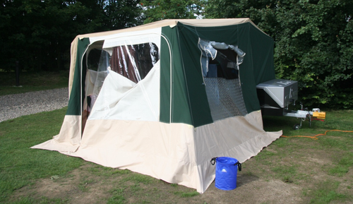 Used 2011 Raclet Moovea Trailer Tent compact unit for 2 persons, easy ...