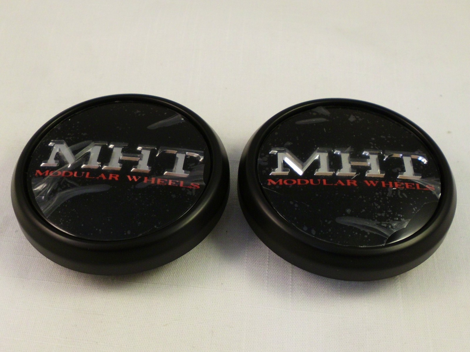 MHT Wheels Black Custom Wheel Center Cap Caps Set of 2 # 1001-85 NEW ...