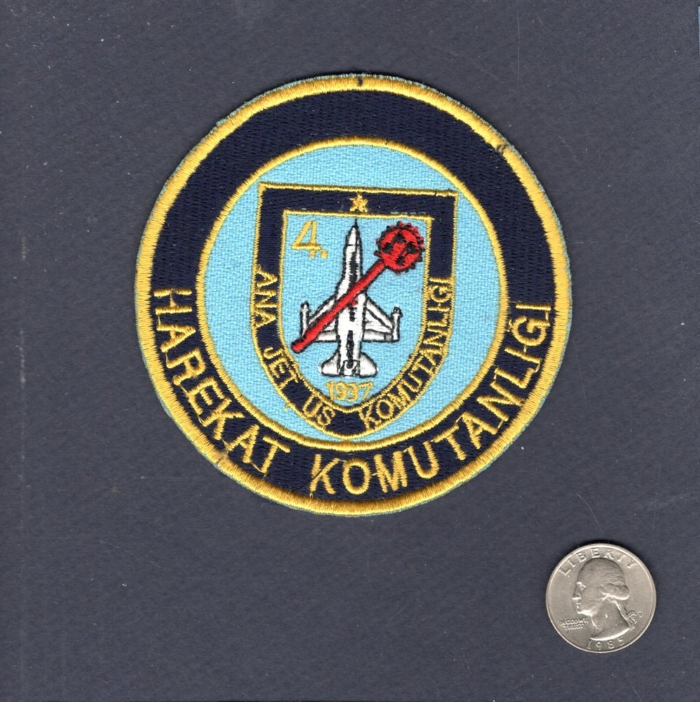 Harekat Komutanligi TURAF TURKISH Air Force F-16 FALCON Turkey Patch | eBay