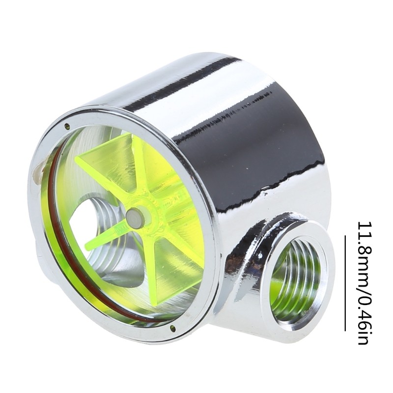 G1/4" Water Flow Indicator Flow Meter Indicator for PC Water Cooling ...