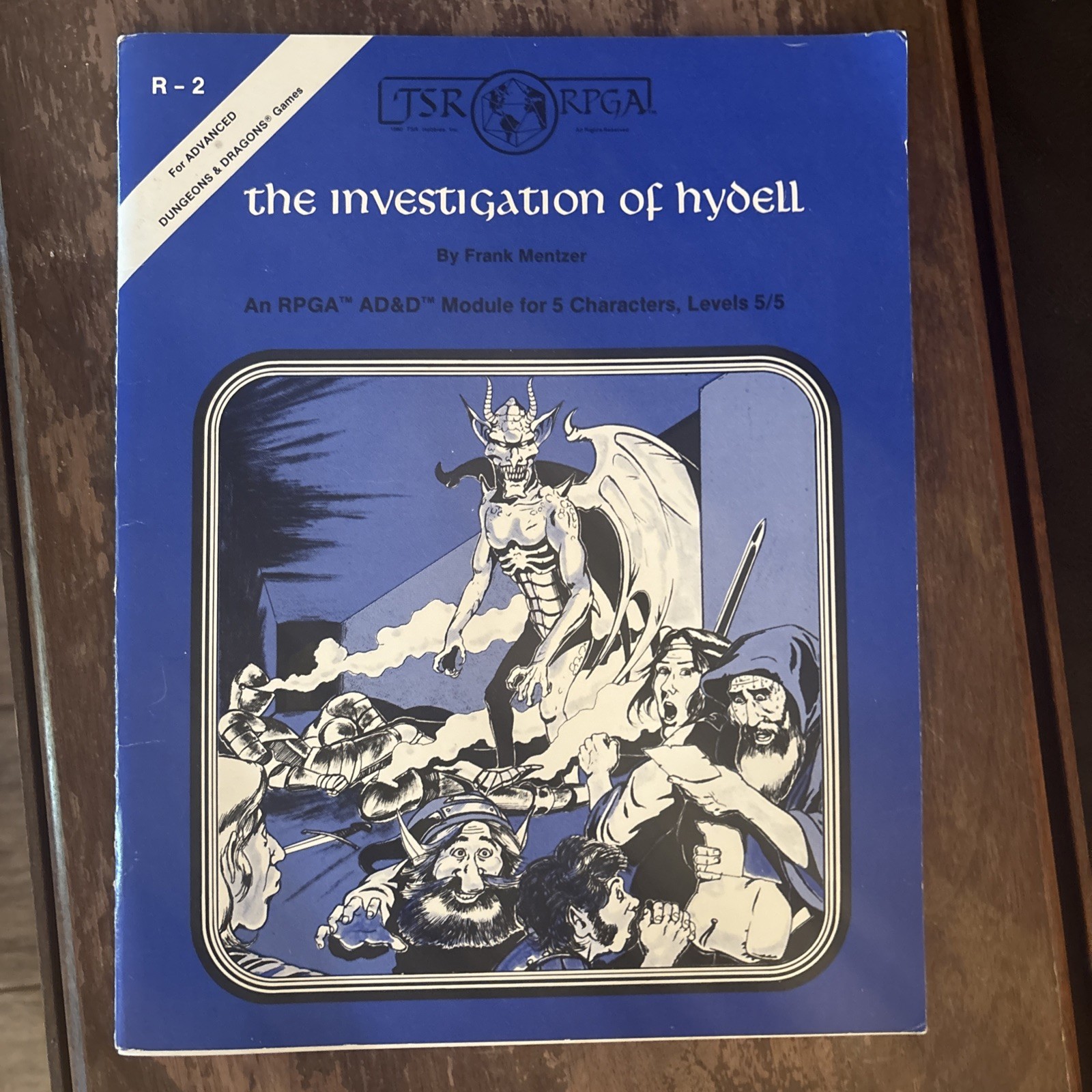 R2 THE INVESTIGATION OF HYDELL TSR RPGA AD&D RARE FIND 1982 FRANK ...