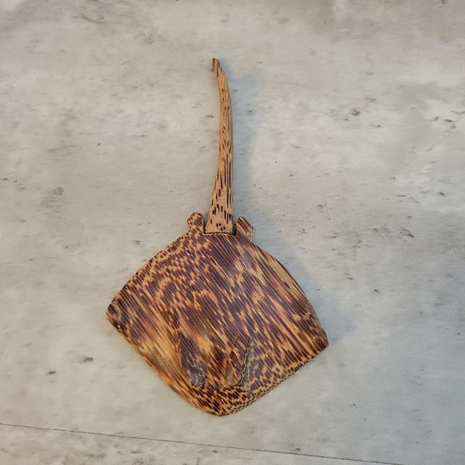 Hand Carved Wooden Manta Ray Sculpture Ocean Sea Life Art Decor Palm ...