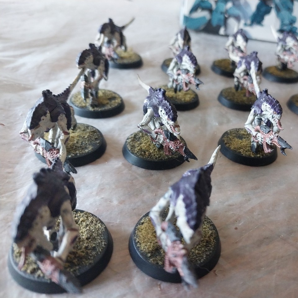 3 Games Workshop Warhammer 40K: Tyranids Termagant Brood units + ripper ...