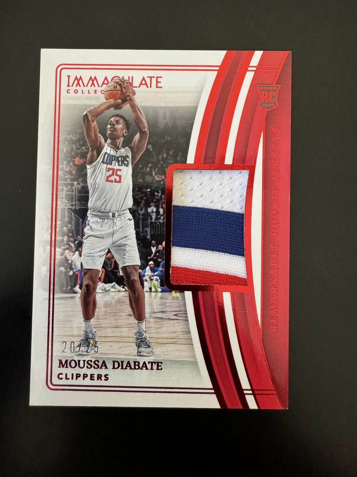 Moussa Diabate 2022 Immaculate #RJ-MOU Remarkable Rookie Jerseys - Red ...