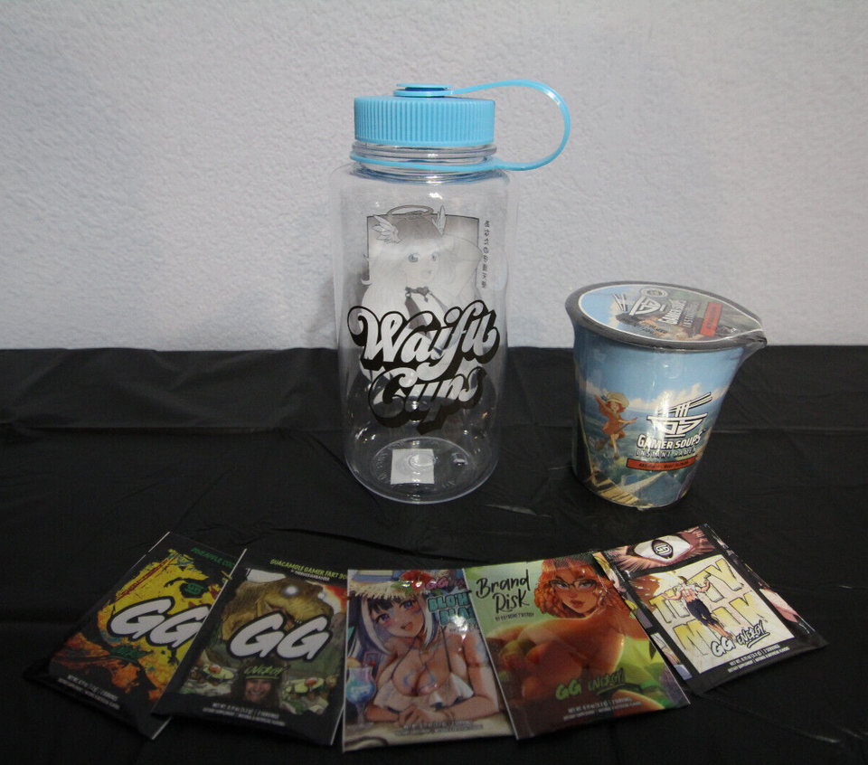 Gamersupps Guardian Angel Waifu Jug Unused 5 samples and gamer soups ...