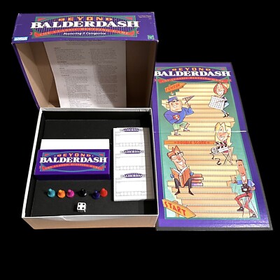 Vintage 1997 Beyond Balderdash Classic Bluffing Board Game Hasbro ...