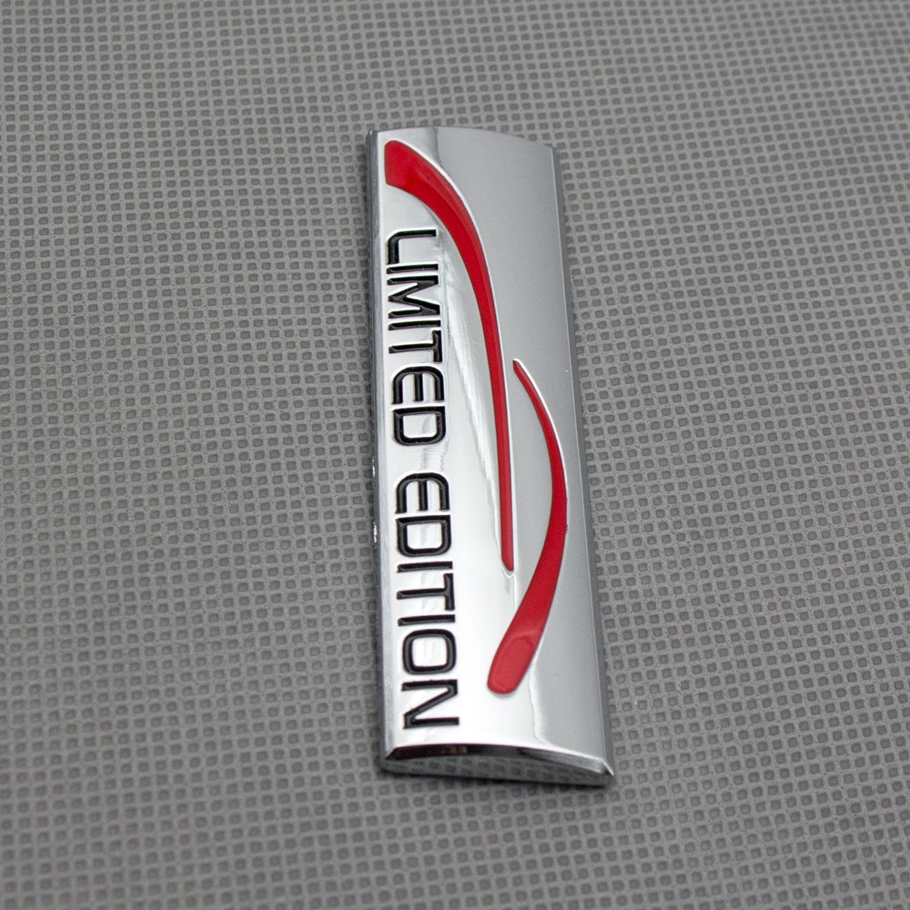 Rear Trunk Chrome Limited Edition Metal 3D Badge Emblem Sport Logo ...