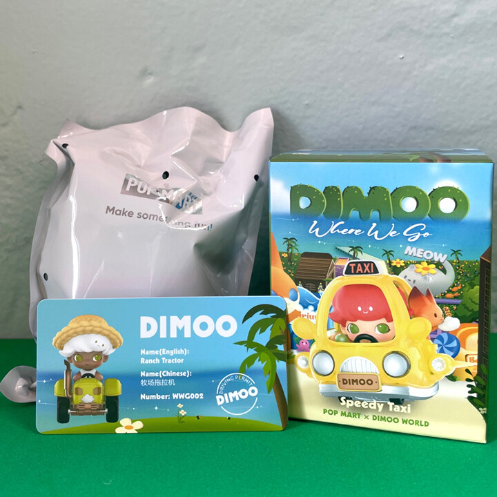 POP MART x DIMOO WORLD Where We Go Ranch Tractor mini figure blind box ...