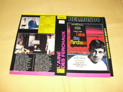 JAQUETTE VHS L'Aîné des Ferchaux Charles Vanel Jean-Paul Belmondo | eBay