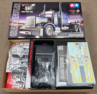 Tamiya 56356 RC 1/14 Grand Hauler Tractor Truck Kit Black Edition BOX ...