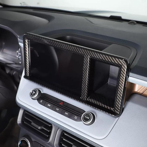 For 22-24 Ford Maverick Carbon Fiber Dash GPS Navigation Screen Frame ...
