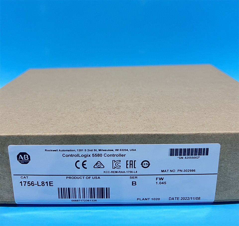 1756-L81E /B ControlLogix Logix5580 Processor 3MB New Sealed | eBay