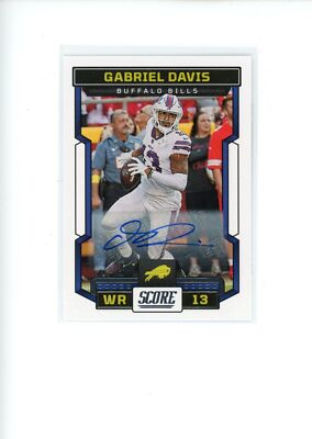 2023 Panini Score Gabriel Davis #263 Autograph Auto Buffalo Bills | eBay