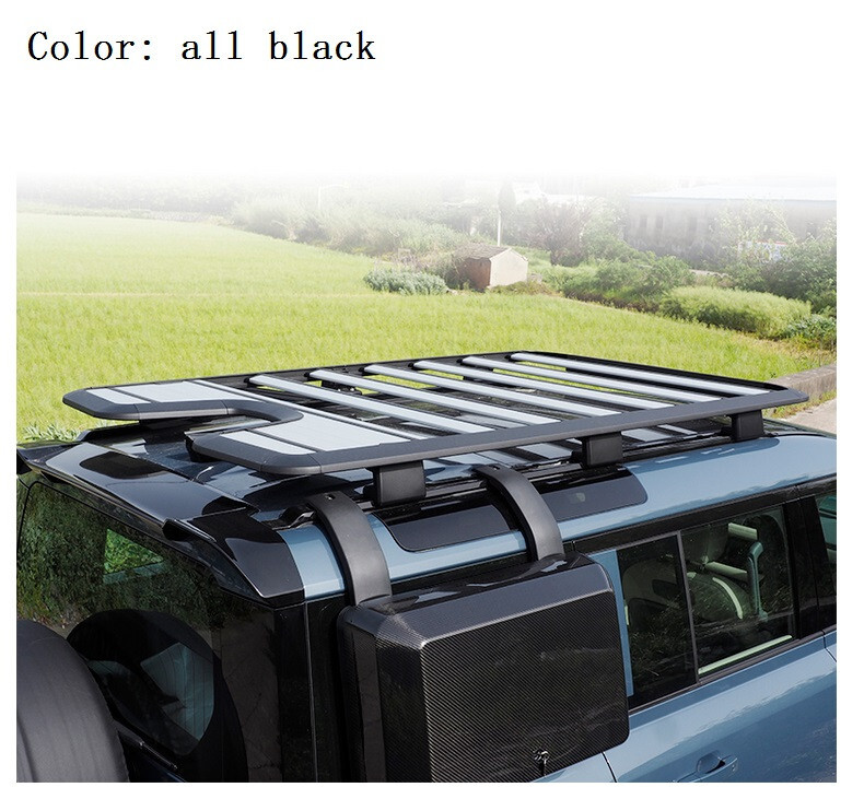 For Land Rover Defender 130 4Doors Roof Rack Luggage Carrier All BLACK ...