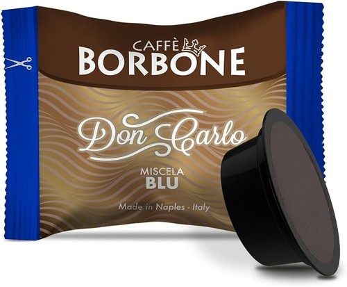400 Capsules Dosettes borbone don carlo Mélange Bleu Compatible A Modo ...