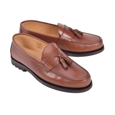 BRUNELLO CUINELLI MEN'S 100% GENUINE CALF'S LEATHER LOAFERS NEW | eBay