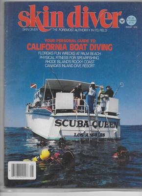 Skin Diver August 1978 California Dive Boat Diving | eBay