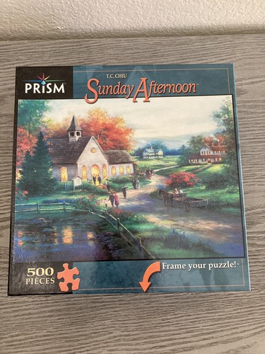 Prizm Sunday Afternoon T.C. Chiu 500 piece Jigsaw Puzzle 19" x 14 ...