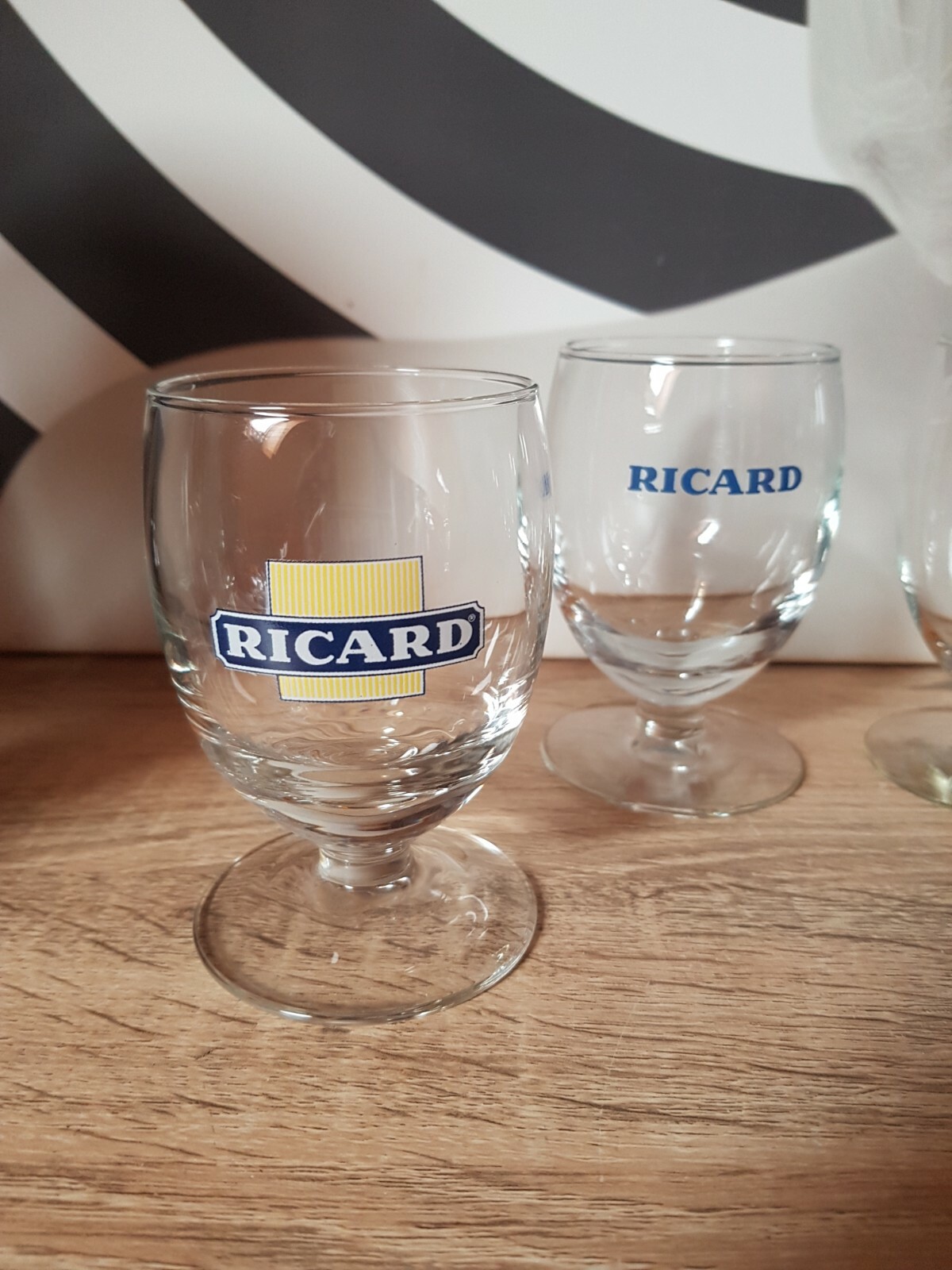 5 VERRES RICARD ALCOOL BISTROT BAR APÉRITIF COLLECTION | eBay