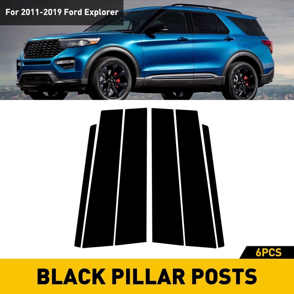For FORD Explorer 2011-2019 6Pcs Car Pillar Post Cover Door Trim PC ...
