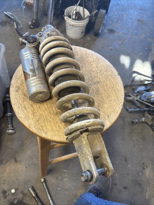 01 KTM 400 520 EXC MXC SX OEM FACTORY WP REAR SHOCK SUSPENSION GOOD ...