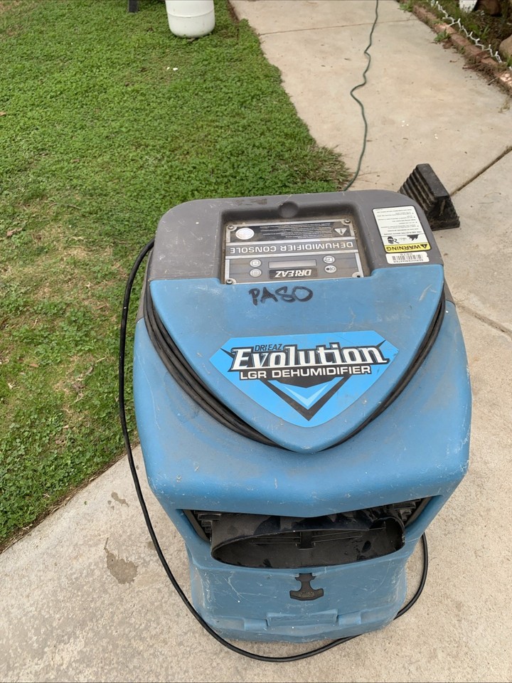 Dri-Eaz Evolution LGR Dehumidifier Turn On Needs Screen Cleaning ...