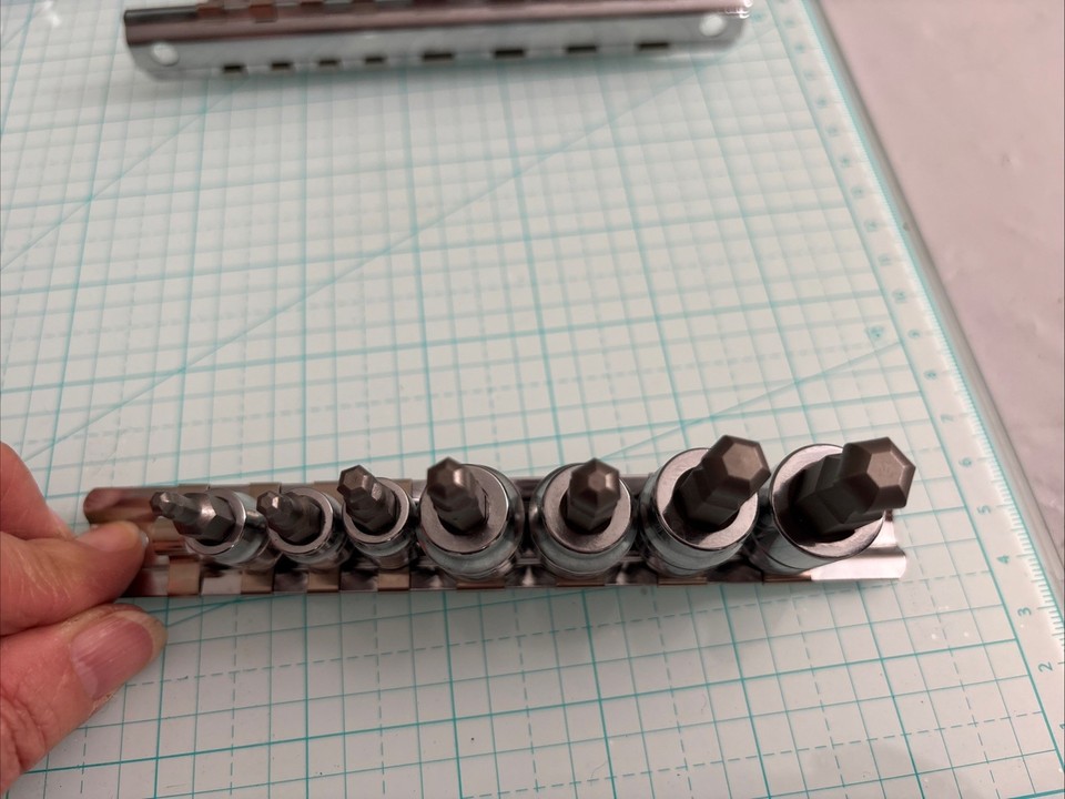 Standard & Metric Hex Bit Socket Sets, Star Bit Socket Set, Fits 3/8 ...