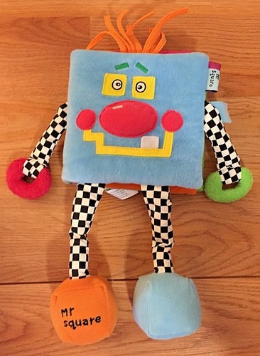 MR. SQUARE Baby's First Book Club plush book toy | eBay