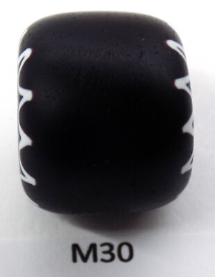 Centerpiece Sweet Black Beauty Chevron African Trade Bead M30 BG 20 | eBay