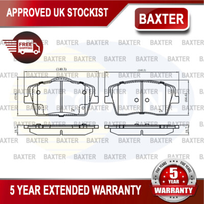 Fits Volvo XC40 2017- Baxter Front Brake Pads Set 4048055500 31471408 ...