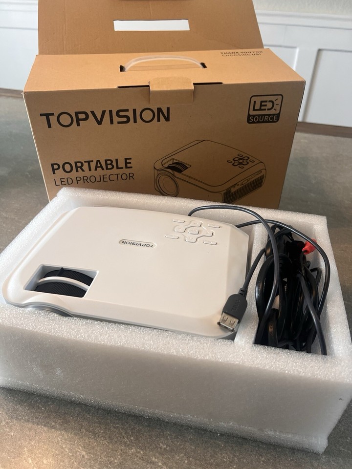 LED Projector, Topvision, Portable, Gently Used | eBay