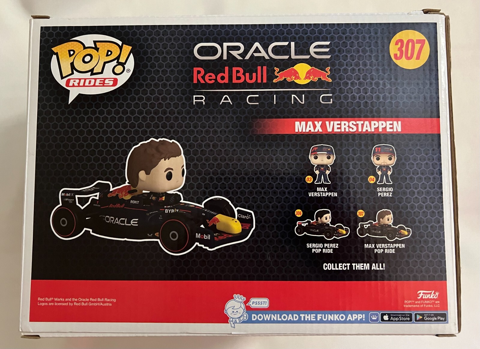 Formula 1 Max Verstappen Super Deluxe Pop! Ride Vinyl Vehicle #307 ...