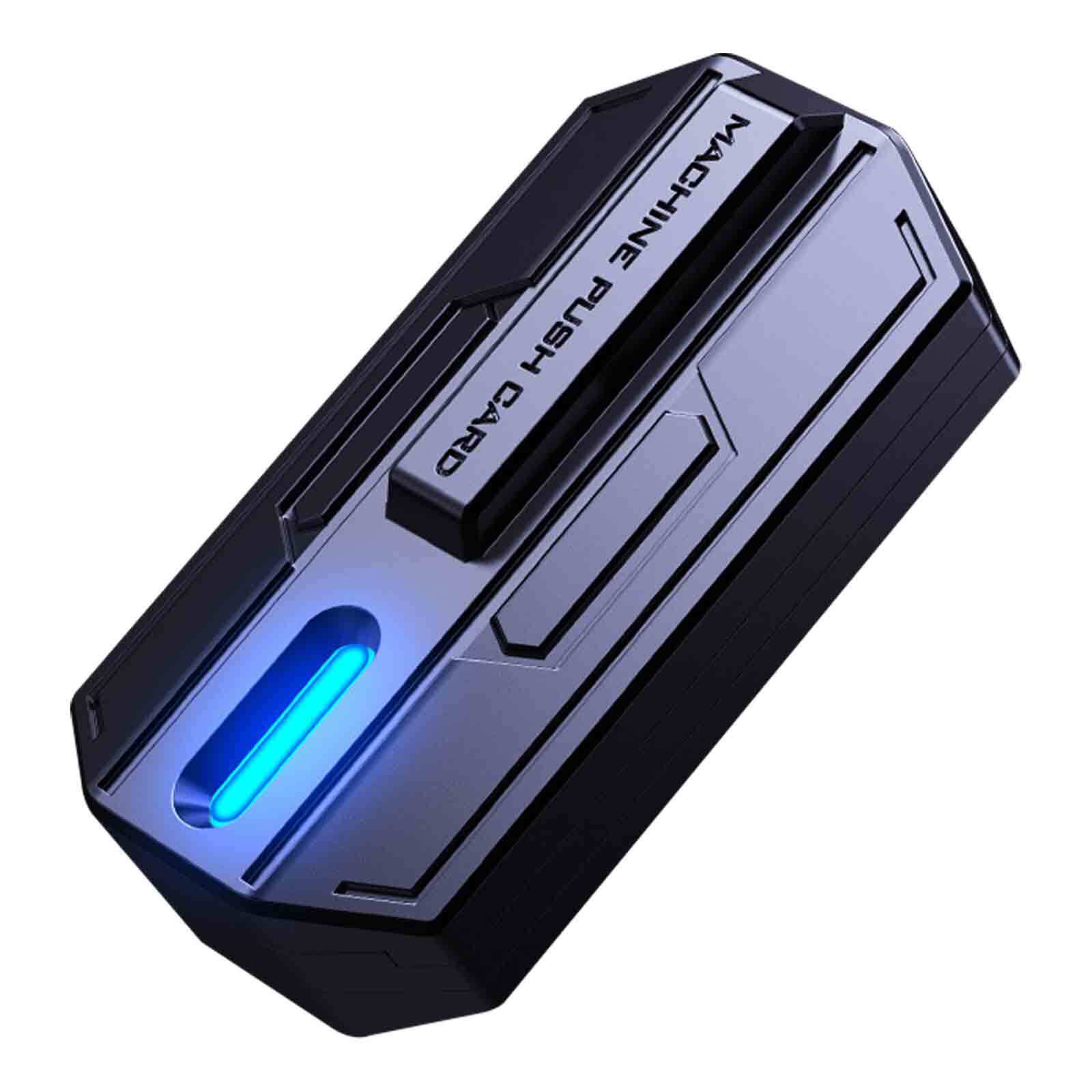 Metal Magnetic Fidget Push Card Slide Toy Stress Relief Green/Blue ...