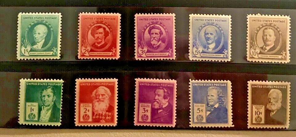 US STAMPS SC#859-893 FAMOUS AMERICANS COMPLETE SET MINT OG NH | eBay