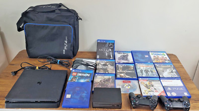 Sony PlayStation 4 Slim Console 1TB PSVR Processor Unit,Controllers ...