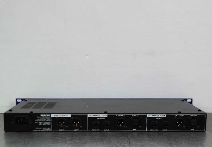 PreSonus MP20 Two Channel Discrete Dual Servo Mic Preamp Tested And ...