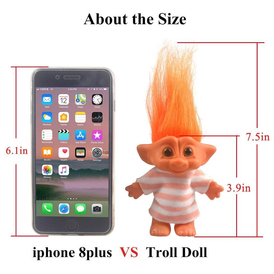 Lucky Troll DollsVintage Troll Dolls Chromatic Adorable for Collections ...