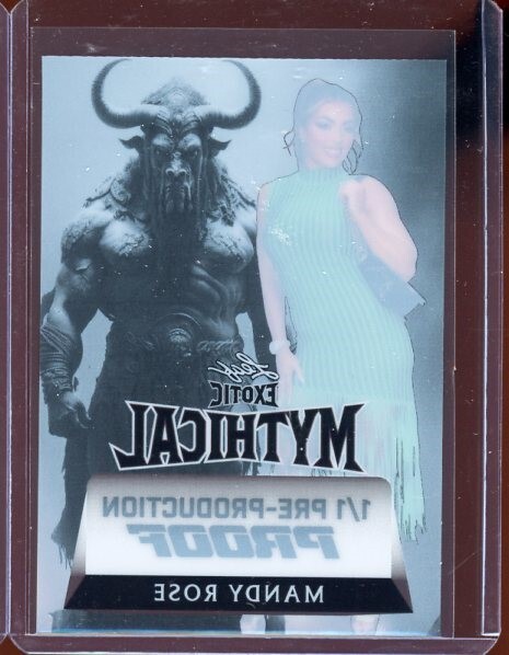 2024 Leaf Exotic Mythical Proof Minotaur Mandy Rose (1/1) | eBay