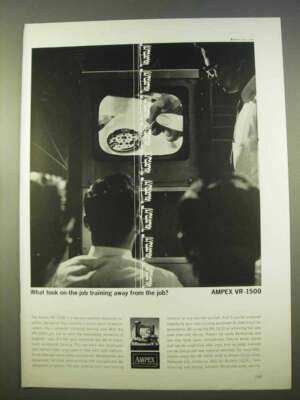 1963 Ampex VR-1500 Television Recorder / Reproducer Ad | eBay