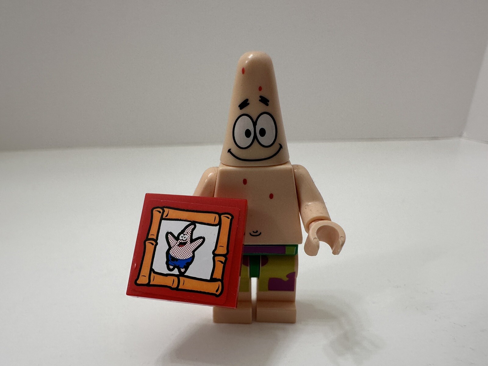 LEGO SpongeBob SquarePants Minifigure Patrick Starfish W/ Portrait Tile ...