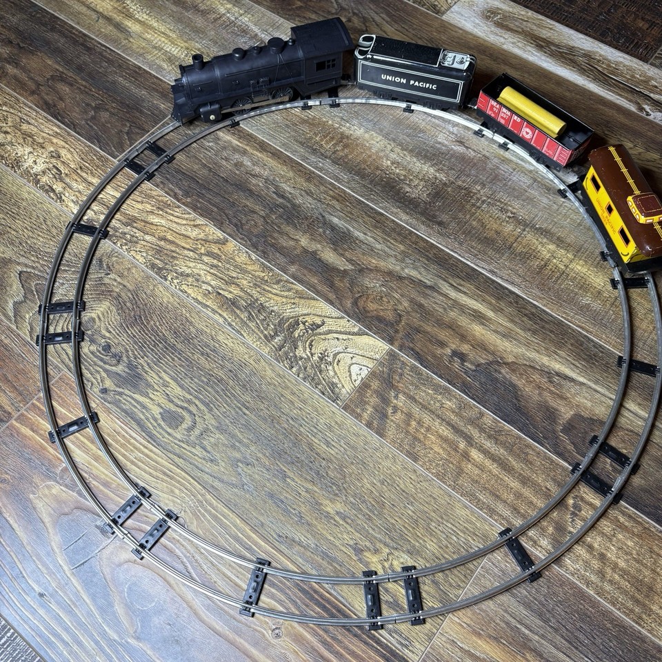 Vintage Marx #528 Mechanical Wind-up Train Set (WORKS GREAT) *see ...