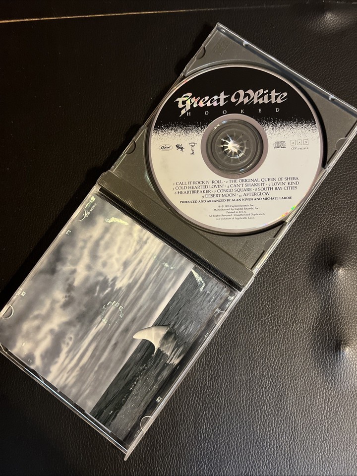 Hooked by Great White (CD, Feb-1991, Capitol) DKL Quality 77779533022| eBay