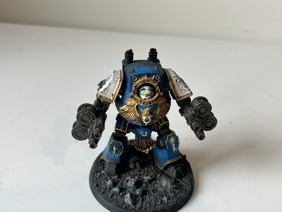 Warhammer 40k Ultramarine Contemptor Dreadnought | eBay UK