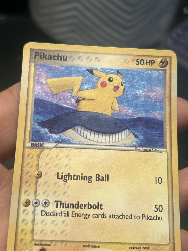 Pokemon Card Error Inverted Back Pikachu POP Series 5 12/17 Holo Rare ...