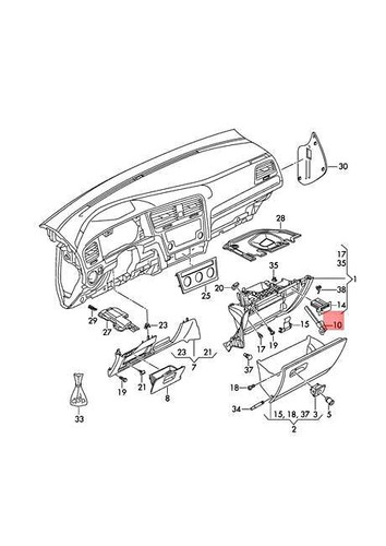 Genuine Brake Element Rhd VW E-Golf Golf R32 Gti Rabbit Sportsvan ...