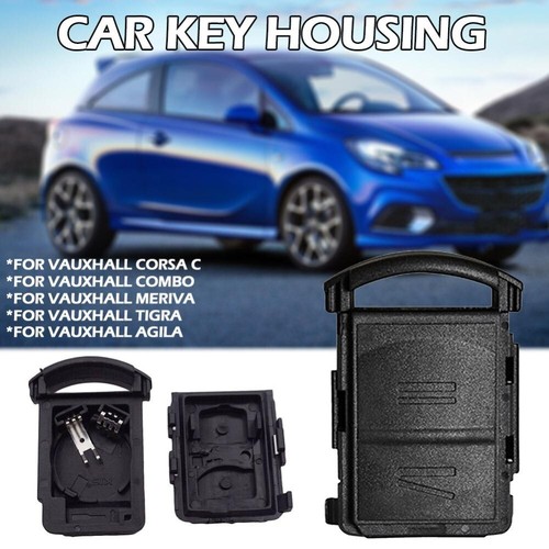 with Battery Holder Car Key Shell for Vauxhall Opel Corsa C Meriva ...
