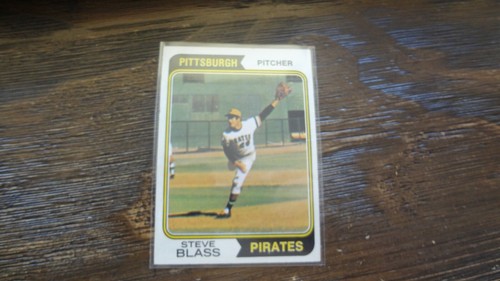 1974 TOPPS # 595 STEVE BLASS BASEBALL CARD | eBay