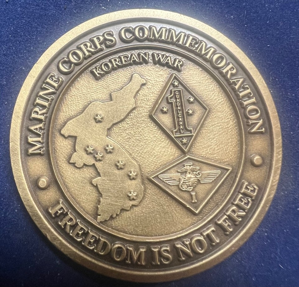 USMC Marine Corps 2003 Commemorative TokenCoin Korean War Semper Fi ...